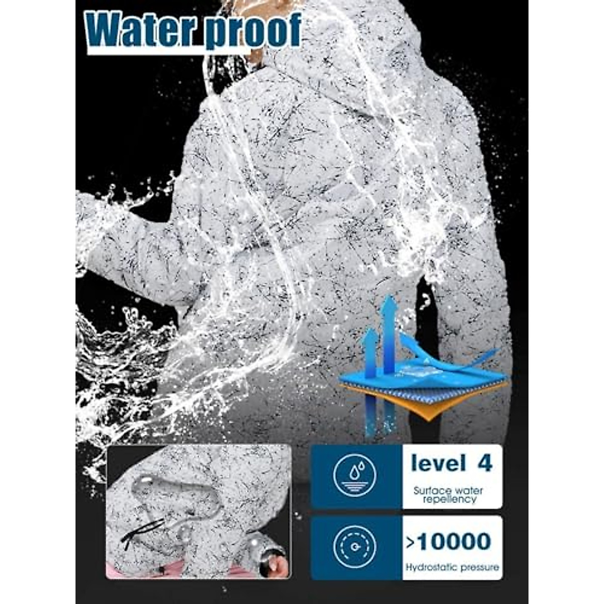 RIUIYELE Women's Ski Jackets and Pants Set Waterproof Insulated Snowsuit Winter Warm Skisuit Fashion Snowboarding Snow Coat (style1,M)