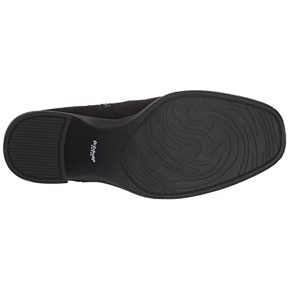 Dr. Scholl's Shoes Women's Ride Away Mid Shaft Boots Calf, Black Fabric, 9