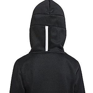 Nike Youth 8-18 Kids Therma Elite Pullover Hoodie (X-Large, Black/Carbon Heather/White)