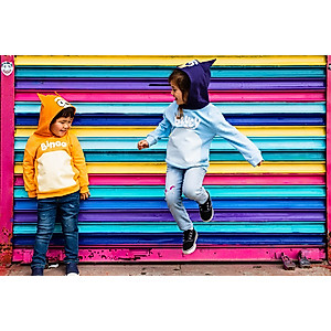 Bluey Little Boys Fleece Matching Family Cosplay Pullover Hoodie 6