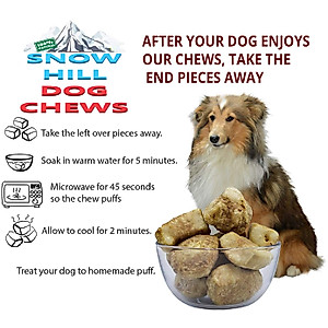 Snow Hill Yak Milk Dry Cheese Dog Chews 9.5-10.5 Oz More Than Monster Natural Healthy Dog Chews Organic Yak Milk Cheese Bone Treat Snack, Keeps Dogs Busy & Enjoying Himalayan Gold