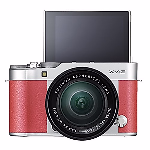 Fujifilm X-A3 Mirrorless Camera XC16-50mm F3.5-5.6 II Lens Kit - Pink