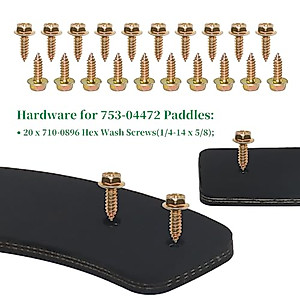 BOSFLAG 753-04472 Auger Kit Replaces MTD 753-04472 MTD, 953-04472, 735-04032, 735 04032, 735-04033 for White Outdoor SB221, SB521, SB721, Troy-Bilt 210, 521, 721, 2100, 5521 Squall 21" Snow Throwers