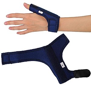 ZJchao Finger Splint, Mallet Finger Brace Adjustable Thumb Splint Support Finger Brace Thumb Splints for Children for Arthritis Pain, Sport Injuries (M)