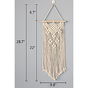 Lizipai Macrame Wall Hanging Boho Tapestry, Wall Hanging Decor,Woven Wall Art Home Wall Decor Used To Decorate Rooms,living Rooms,gardens, Shops,cafes and Studios.
