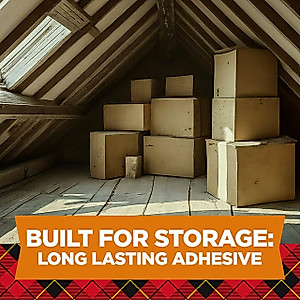 Scotch Long Lasting Storage Packaging Tape, 1.88" x 38.2 yd, Designed for Storage and Packing, Stays Sealed in Weather Extremes, 3" Core, Clear, 3 Rolls (3650S-3)