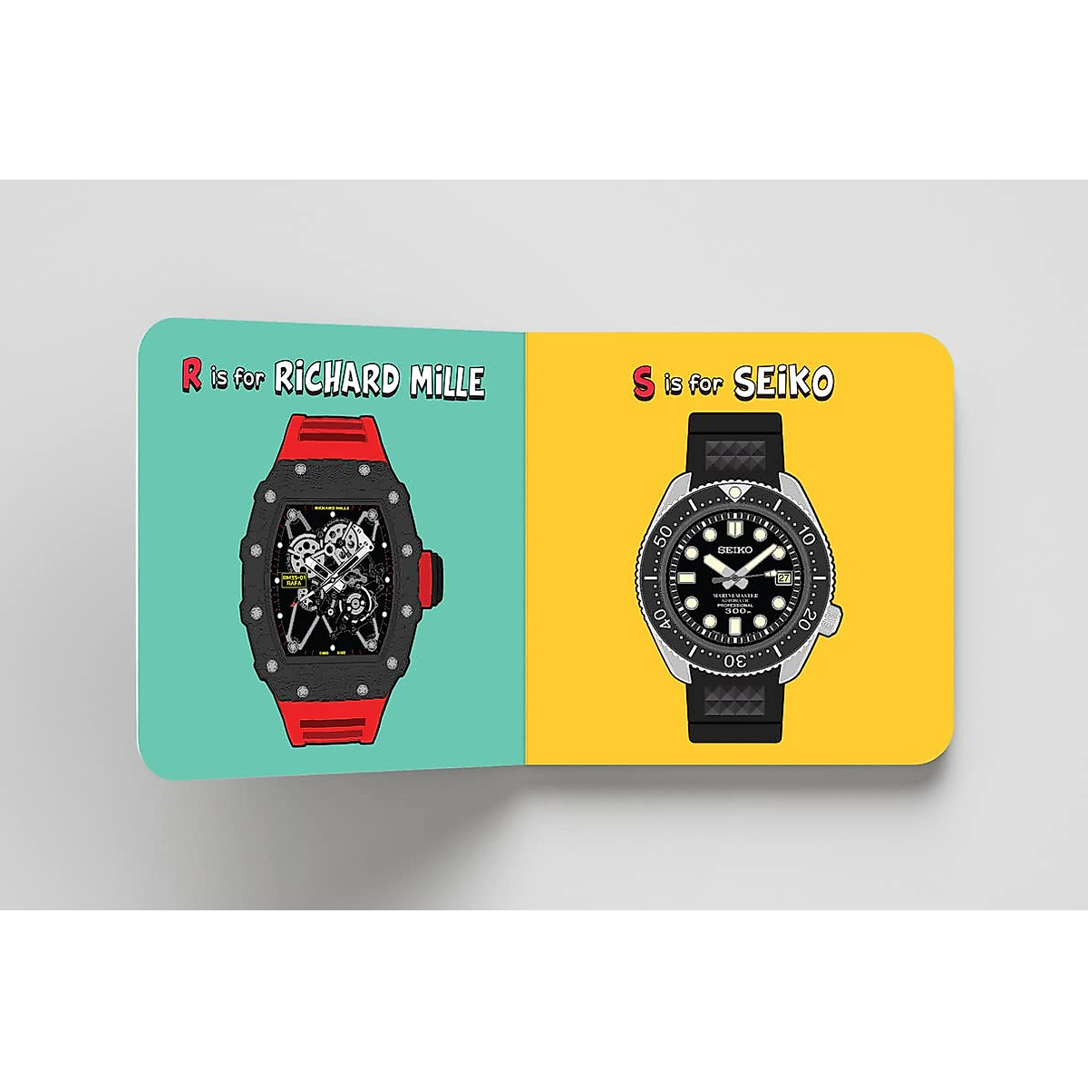 ABCs for the Future Watch Collectors Kids Book: R is for Rolex Alphabet book for Adults and Kids, Fun Watches Children's Book, Timepiece Gift for Parents by Diaper Book Club