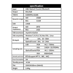 SMSL VMV D1se MQA USB DAC DSD512 768kHz 32Bit Bluetooth 5.0 Desktop Stereo Decoder Hi-Res Audio HiFi DAC ES9038PRO with XLR Output
