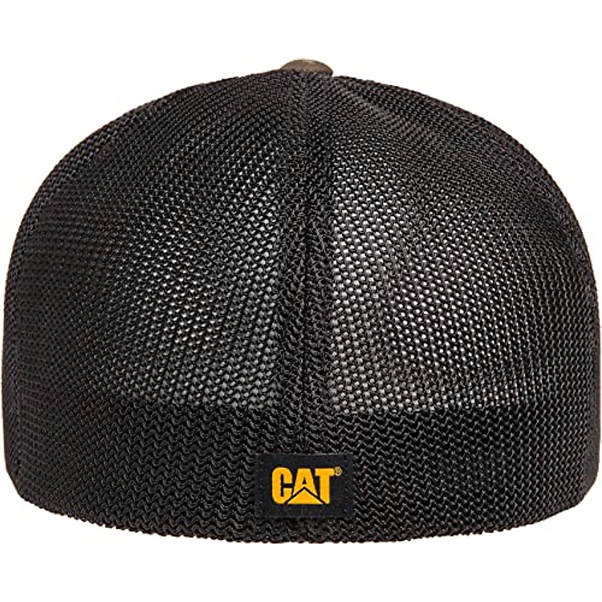 Caterpillar Men's Leather Diesel Power Flat Bill Cap, Army Moss, Large-X-Large