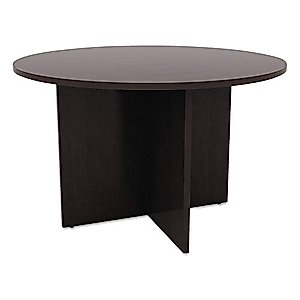Alera ALEVA7142ES Valencia Round Conference Table W/legs, 29 1/2h X 42 Dia., Espresso