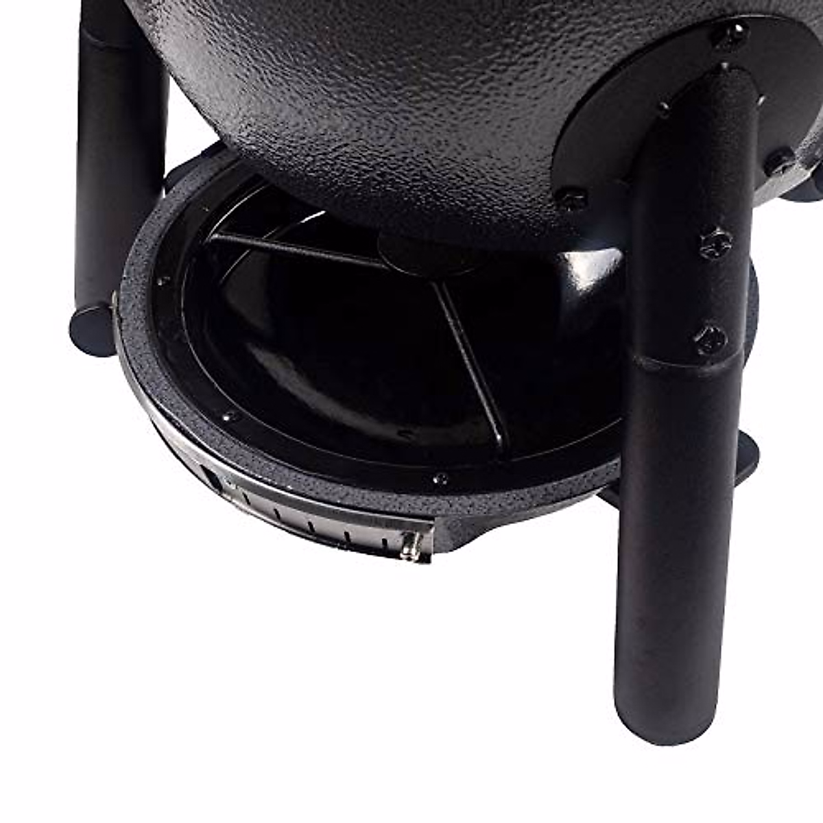 Char-Griller® AKORN® Jr. Portable Kamado Charcoal Grill and Smoker with Cast Iron Grates and Locking Lid with 155 Cooking Square Inches in Ash, Model E86714