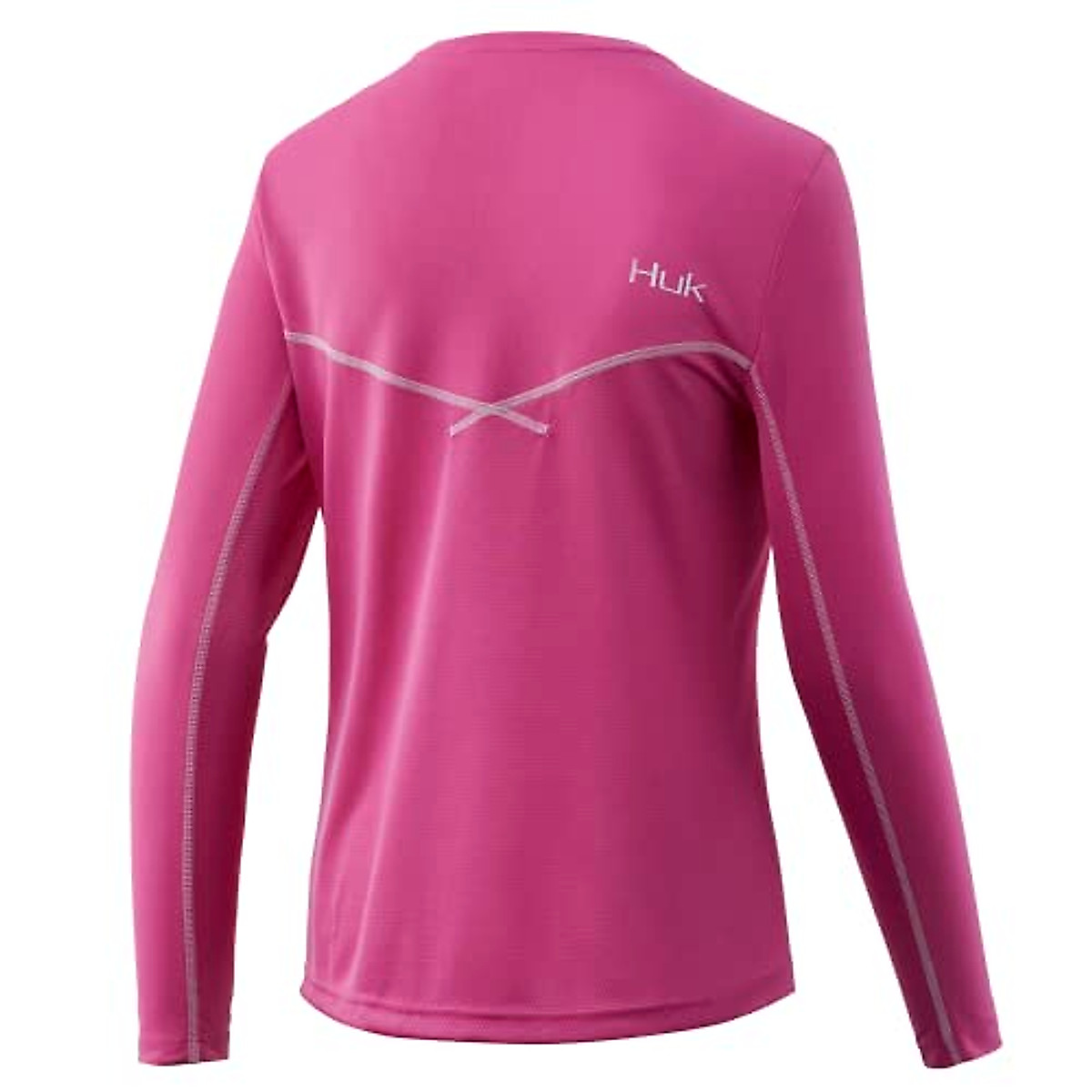 HUK Women's Icon X Long Sleeve Fishing Shirt with Sun Protection, Rose Violet, Small