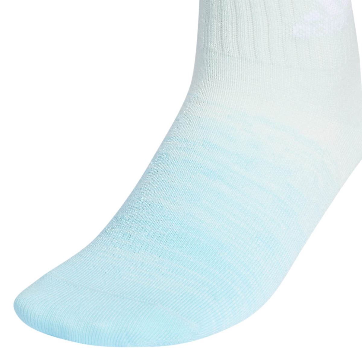 adidas Kids-Girl's Superlite Badge of Sport 3.0 Quarter Socks (6-Pair), Bliss Blue/Cool Light Heather/Pulse Lilac Purple, Medium