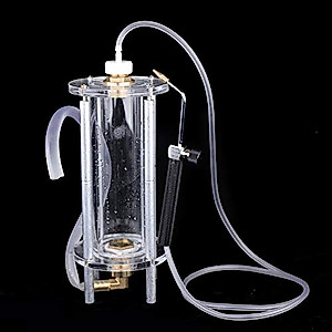 Electrolysis Water Machine Dry Hydrogen & Oxygen Generator Water Welder Dry Type Oxyhydrogen Generator Stainless Steel 200W