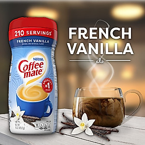 Nestle Coffee Mate French Vanilla Powdered Coffee Creamer 6 Pack (15 Oz)
