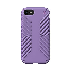 Speck Products Presidio2 Grip Case, Compatible with iPhone SE (2022)| iPhone SE (2020)| iPhone 8| iPhone 7, Marabou Purple/Concord Purple/Plum Purple