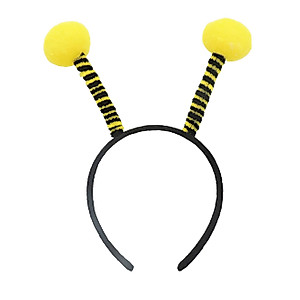 Liatunou Bee Tentacle Headbands,Cute Bee Headpiece Antenna Headband for Women Girls Halloween Christmas Party Favors