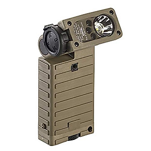 Streamlight 14032 Sidewinder 55-Lumen Military Tactical Flashlight with Articulating Head and Batteries, Coyote
