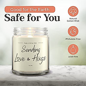 1OAK Vanilla Scented Candles Gifts for Women - Get Well Soon Gifts for Women - Sympathy Gift - Thinking of You Gift - Condolence Gift - Encouragement Gifts for Women - Cheer up Gifts for Women