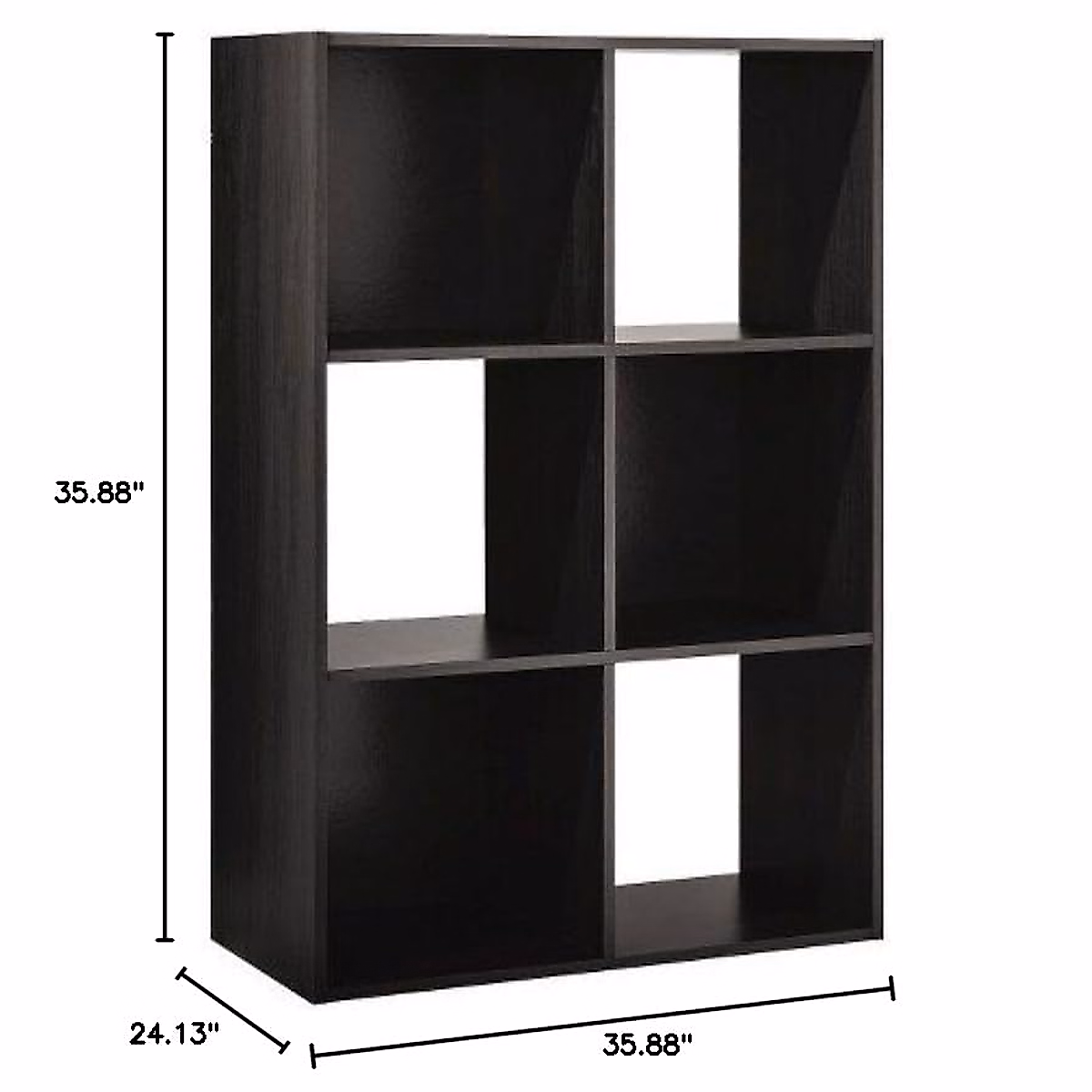 Room Essentialsâ„¢ 6-Cube Organizer - Espresso