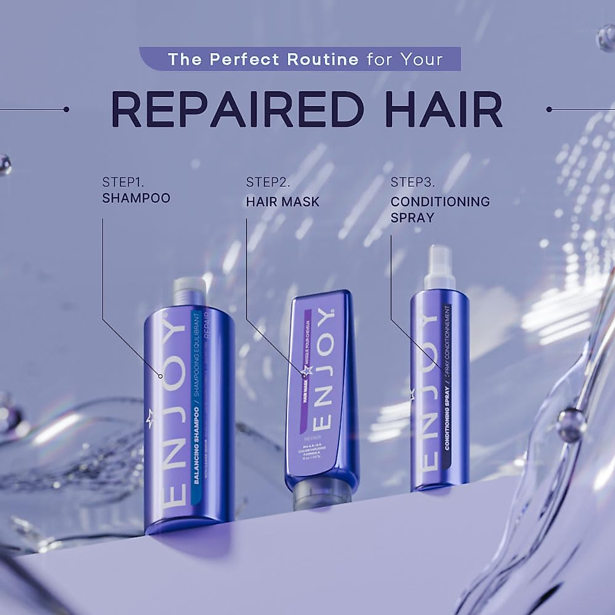 ENJOY Conditioning Spray (10.1 OZ) Moisture-Rich, Smoothing, Shine-Enhancing Conditioning Spray