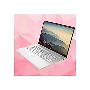 HP 2023 Premium 17.3" HD+ Touchscreen Business Laptop, Intel Core i7-1355U, NVIDIA GeForce MX550, 32GB RAM, 1TB SSD, Webcam, HDMI, Wi-Fi 6, Backlit Keyboard, Fingerprint Reader, Windows 11 Pro, Rose