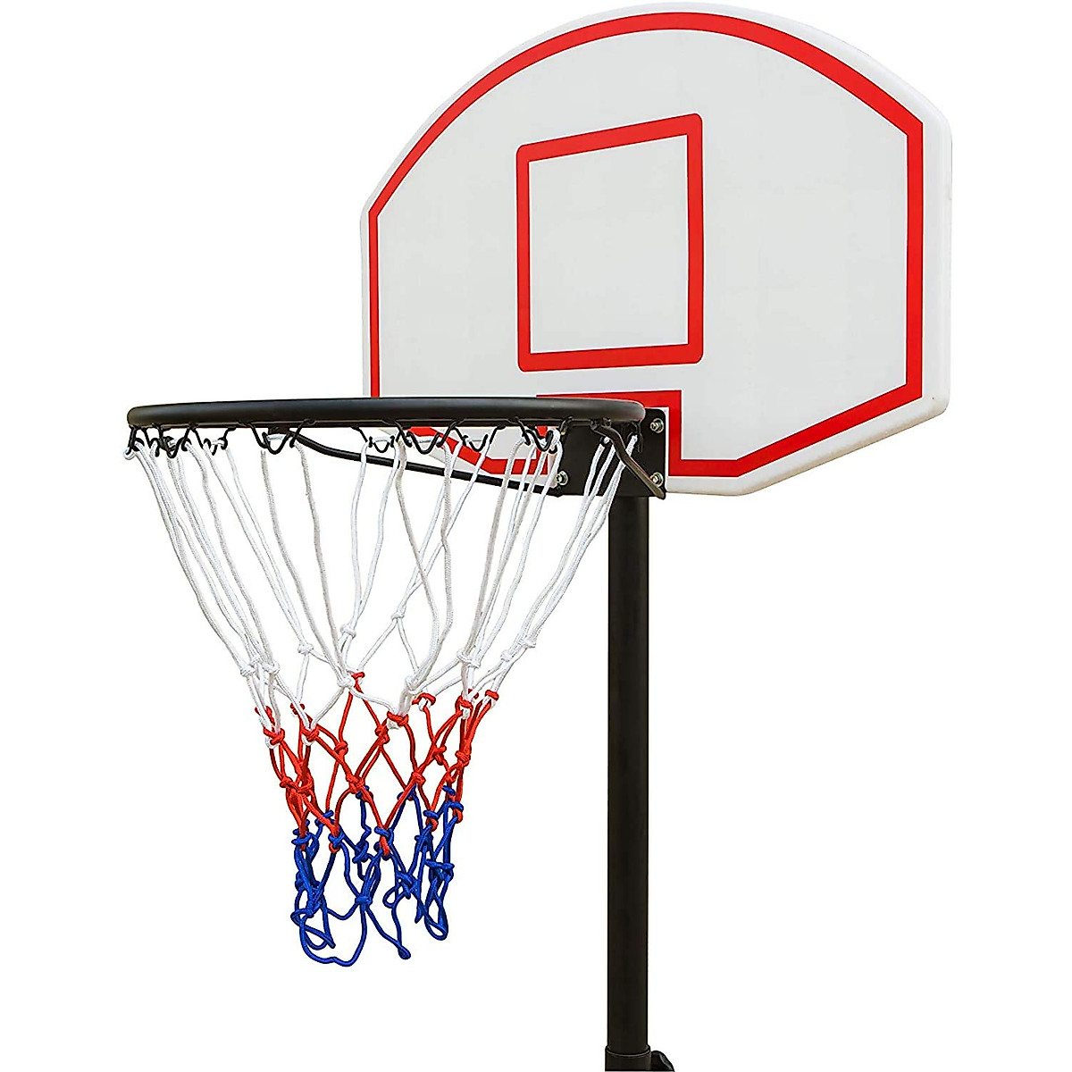 Basketball Hoop for Kids Portable Height-Adjustable [6.5FT - 8 FT] Sports Backboard System Stand w/Wheels