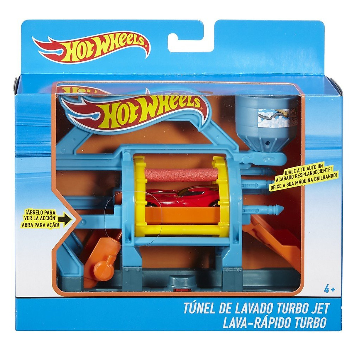 Hot Wheels Turbo Jet Car Wash Playset Vehicle