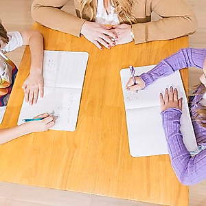 ECR4Kids 30in x 30in Square Hardwood Table with 28in Legs and Two 16in Chairs, Kids Furniture, Honey