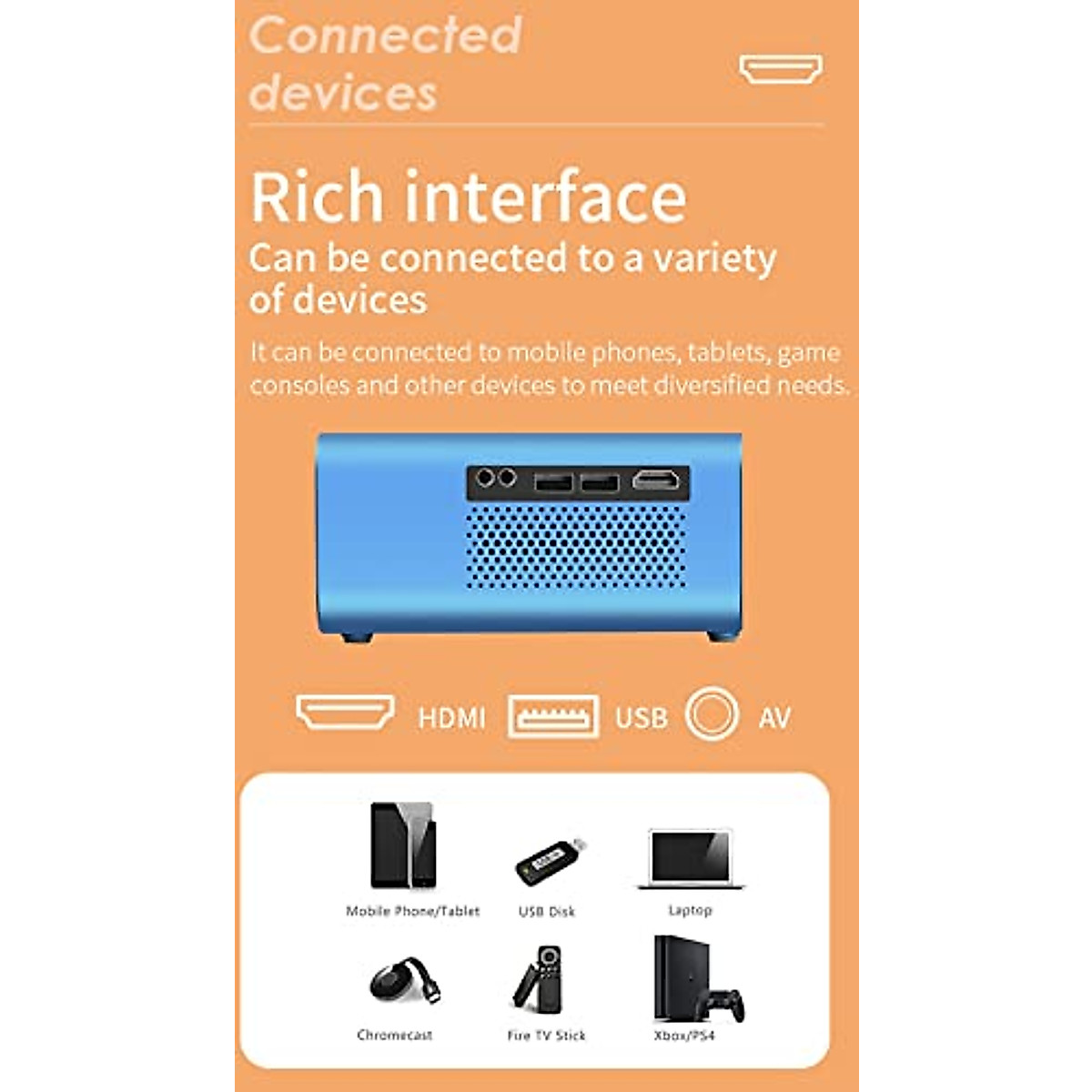 GXBPY T4 Mini Projector 3600 Lumens Support Full 1080P LED Proyector Big Screen Portable Home Theater Smart Video Beamer (Color : Black)