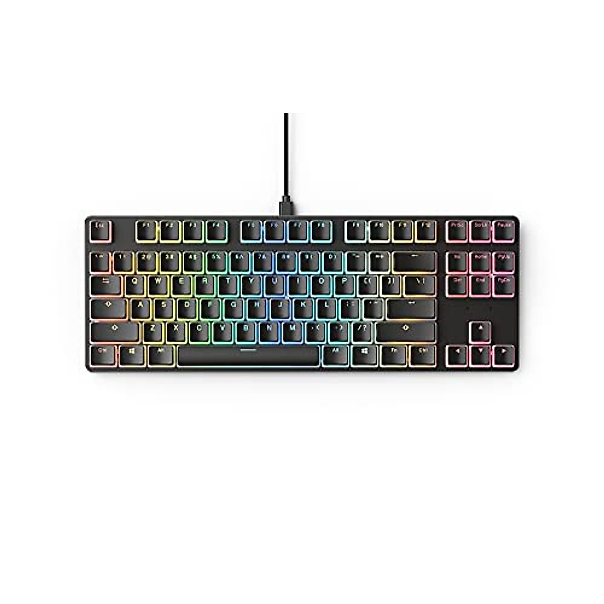 Glorious Aura V2 (Black) - PBT Pudding Keycaps for Mechanical Keyboards - ANSI (US), ISO Compatible - Supports Full Size, TKL, 75%, 60% Layouts