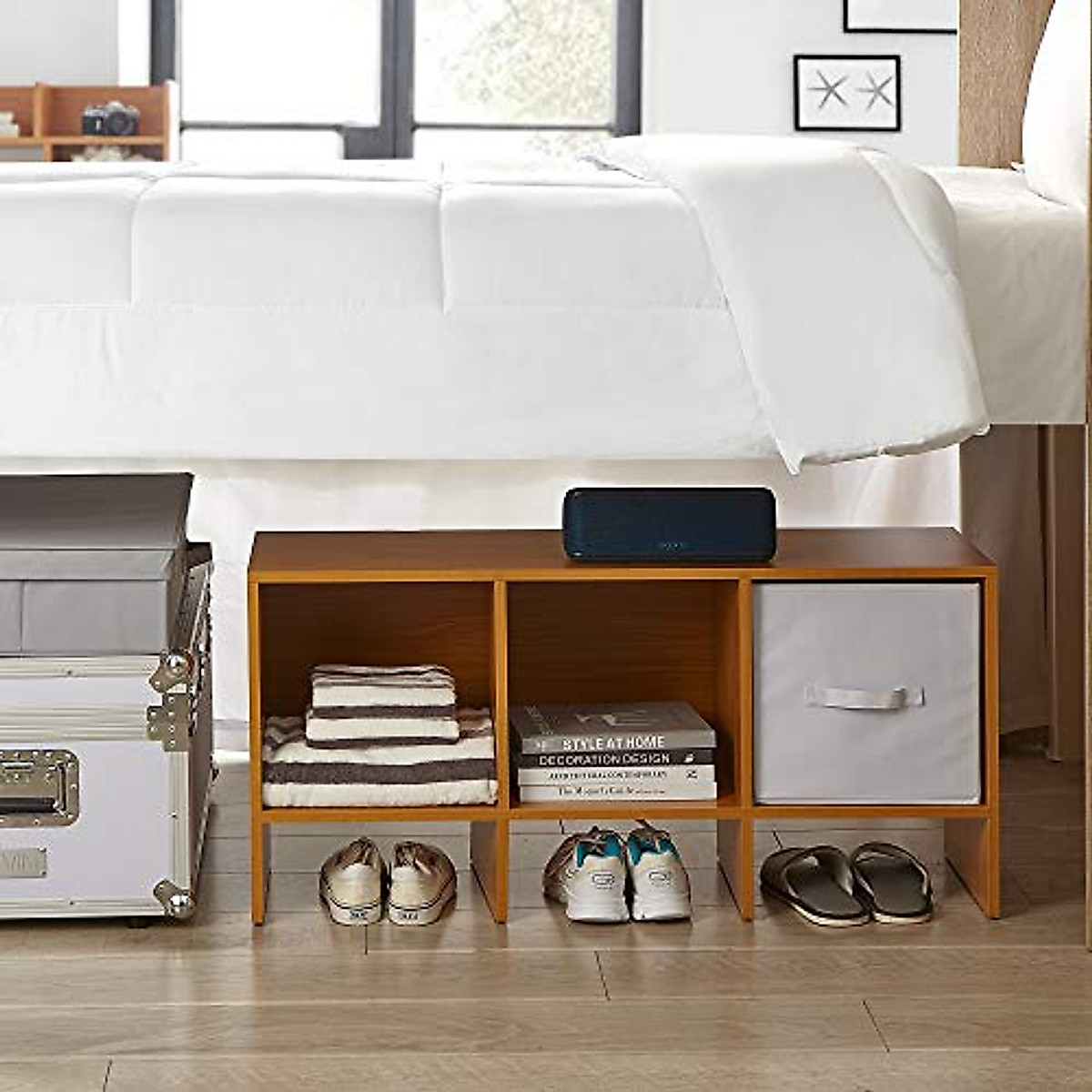 DormCo Yak About It Cube Storage Organizer - Beech