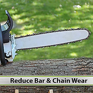 Premium Bar and Chain Oil, Tools and Chainsaw Oil Treatment Reduces Bar and Chain Wear, 32 Oz, STP