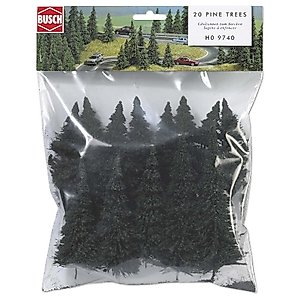 Busch 9740 Pine Tree Set 20/ HO Scenery Scale Model Scenery