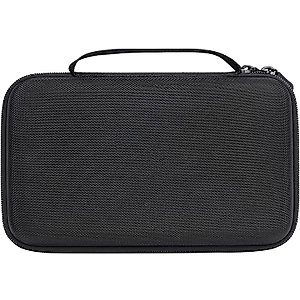 AMSAMOTION Label Maker Case for SUPVAN E10 Mini Bluetooth Label Printer, Extra Interior Mesh Pocket Fits Label Paper Cable