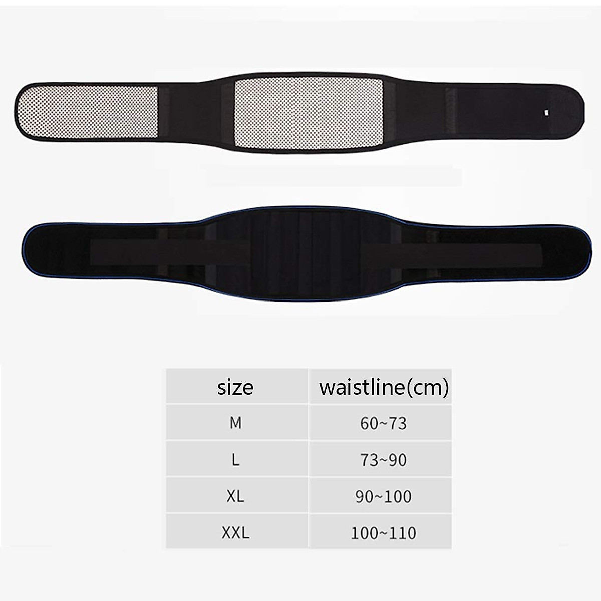 LSRRYD Lower Back Support Belt Lumbar Support Brace Self-Heating for Pain Relief and Injury Prevention Herniated Disc (Size : XX-Large)