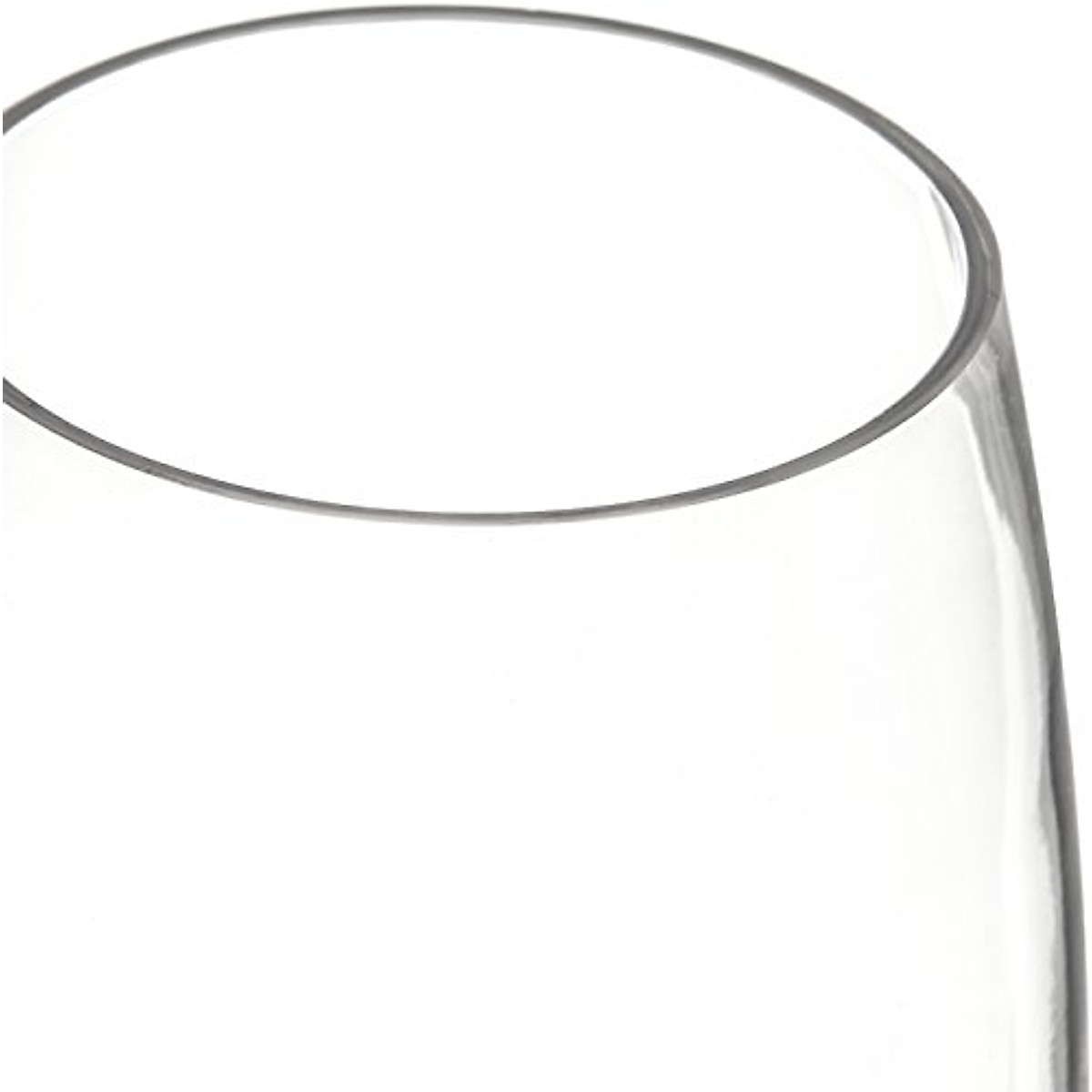 Carlisle FoodService Products Alibi Wine Glass Clear Glass for Restaurants, Catering, Kitchens, Plastic, 20 Ounces, Clear