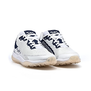 Boombah Women's Impulse PureKnit Turf White/Navy - Size 8.5