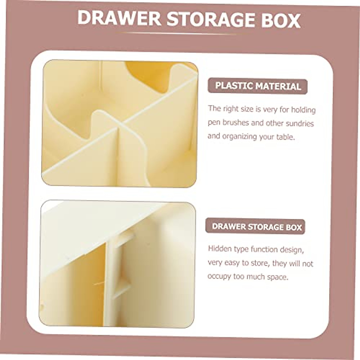 Underwear Organizer Storage Drawers Box Drawer Storage Box Underwear Storage Box Sock White Shelf Plastic Wardrobe Clothes Organizer Closet Organizer