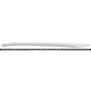 Dawn Enterprises IMP14-FM Factory Style Flush Mount Spoiler Compatible with Chevrolet Impala - Summit White WA8624 (GAZ)