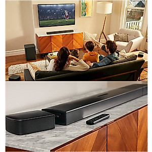 JBL Bar 9.1 Channel 3D Surround Sound Soundbar with Wireless Detachable Rear Speakers - 5.1.4-Channel, Bluetooth, AirPlay 2, & Chromecast, 820W, USB, HDMI, Bar 9.1, Black