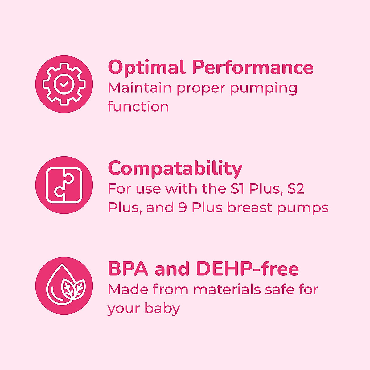 Spectra - Premium Breast Milk Pump Accessory Kit with Baby Bottles - Large 28mm - Breast Pump Accessories