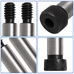 S SYDIEN 6Pcs Alloy Steel Hexagon Socket Head Shoulder Screw Bolt 3/8" Shoulder Dia,5/8" Shoulder Length,5/16"-18 UNC Thread