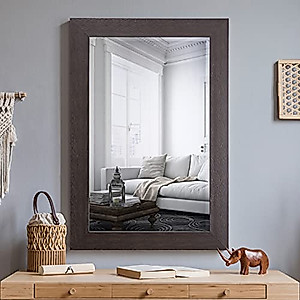 Yosemite Home Decor Yosemite Mirrors, Medium, Espresso, 0.9 x 24 x 36