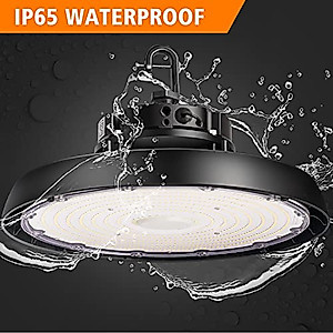 PATHBREAKER LED High Bay Light 240W UL& DLC Listed UFO High Bay LED Light 36000LM 0-10V Dimmable 6'Cable&Plug Commercial Grade Pole Barn Warehouse Garage Shop Light 5000K 10PACK