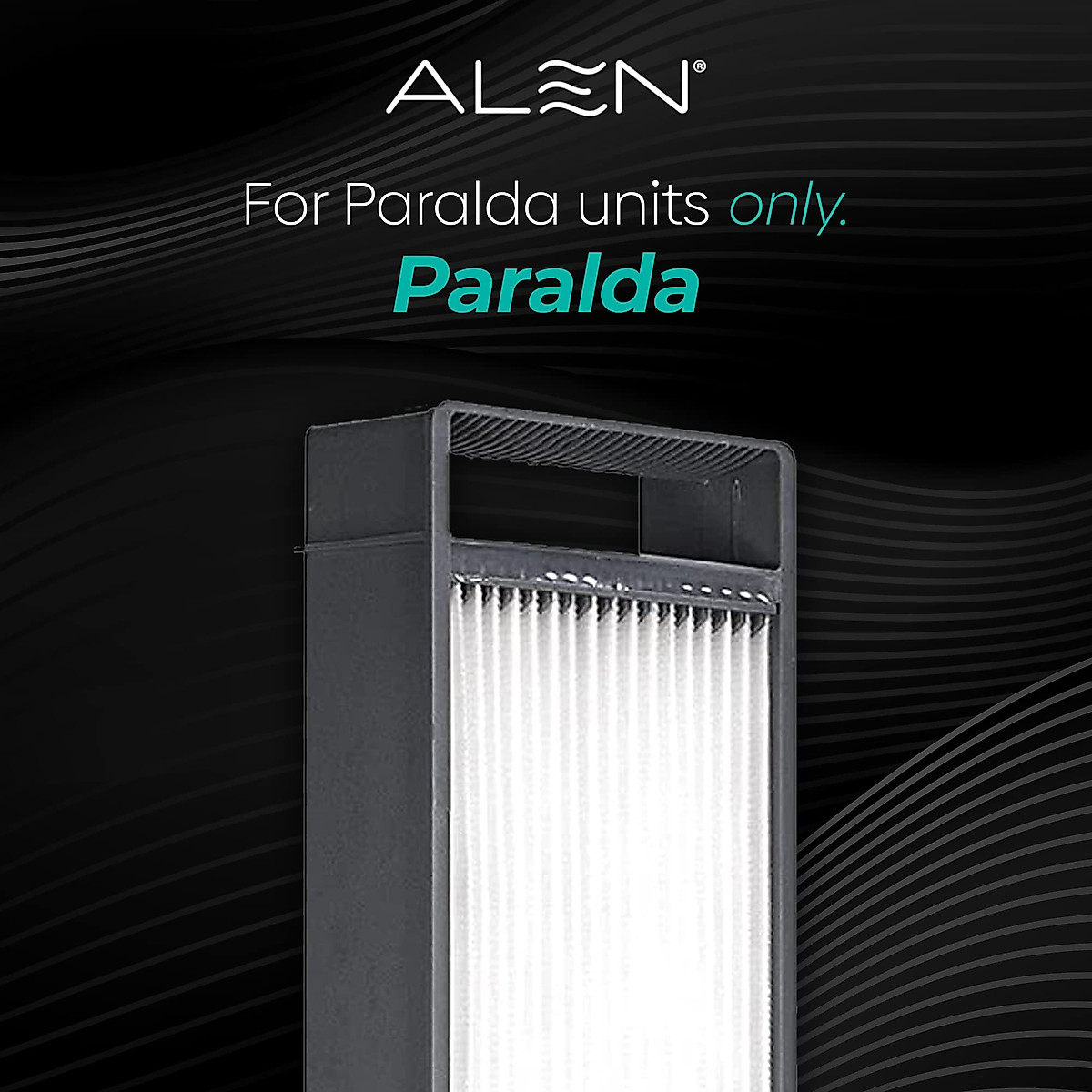 Alen Air Filter TF50-Pure Replacement HEPA Filter for Paralda Air Purifier - Captures Allergens, Dust, & Mold (1 Filter)