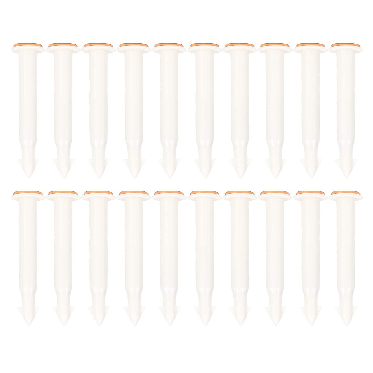 BORDSTRACT 20Pcs Pop Up Poultry Thermometer, 1.8in Plastic Disposable Temperature Meter, Roasted Chicken Temperature Meter Set for Oven Cooking Poultry Turkey Chicken Meat Beef