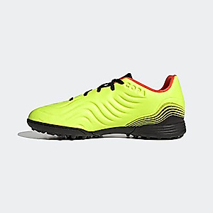 adidas Copa Sense.3 Turf Soccer Shoe, Team Solar Yellow/Black/Solar Red, 4.5 US Unisex Big Kid