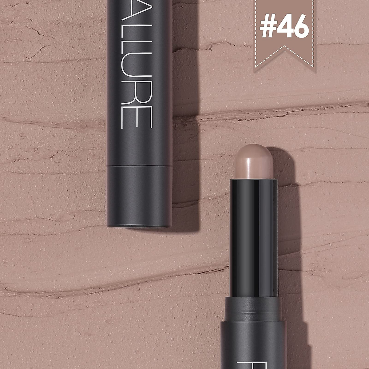 FOCALLURE Shimmer and Matte Cream Eyeshadow Stick,Smooth Brilliant Eye Brightener Pencil,High Pigment Eye Highlighter Pen for Women,Long Lasting Waterproof Eye Shadow and Liners Makeup (FAWN)