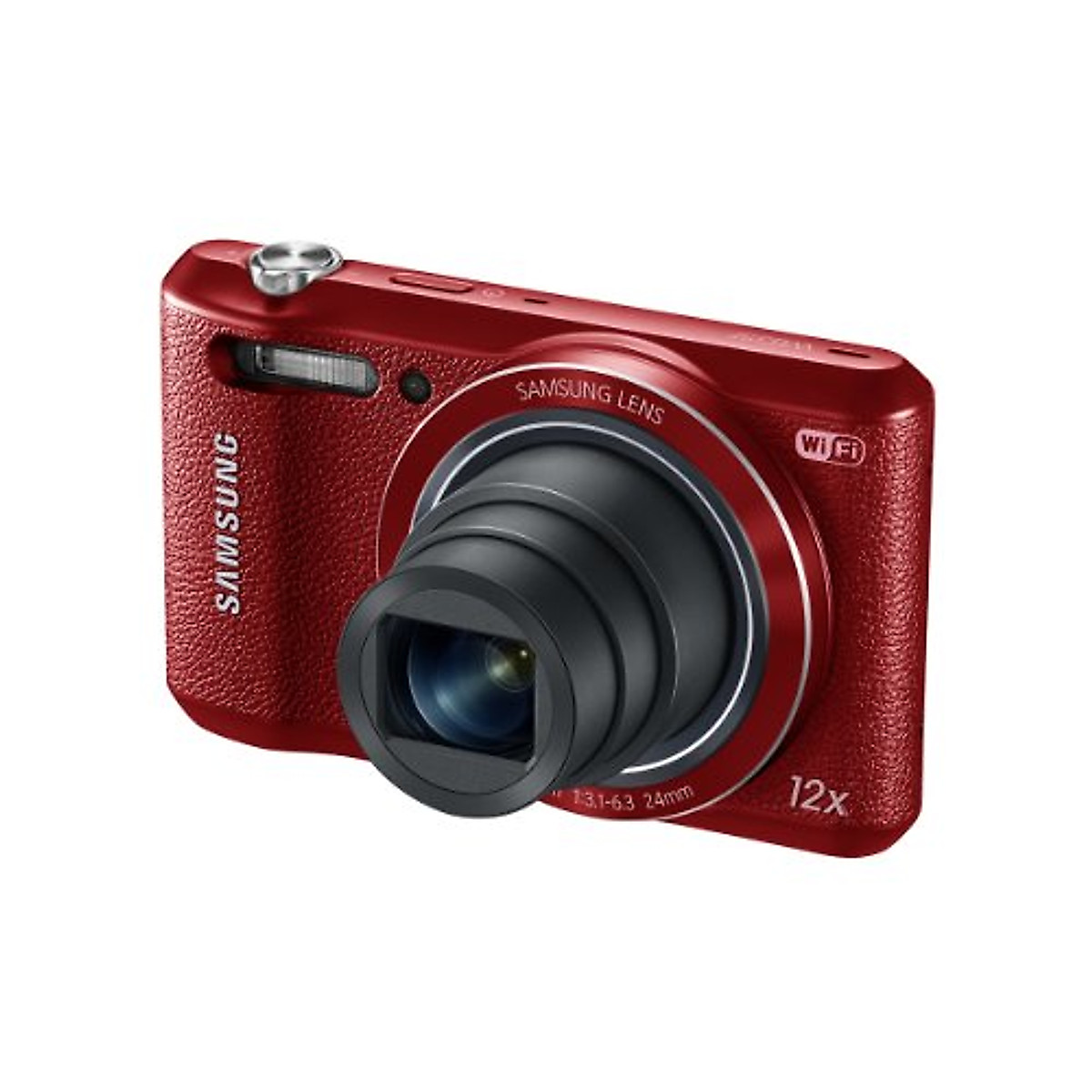 Samsung WB35F 16.2MP Smart WiFi & NFC Digital Camera with 12x Optical Zoom and 2.7" LCD (Red)